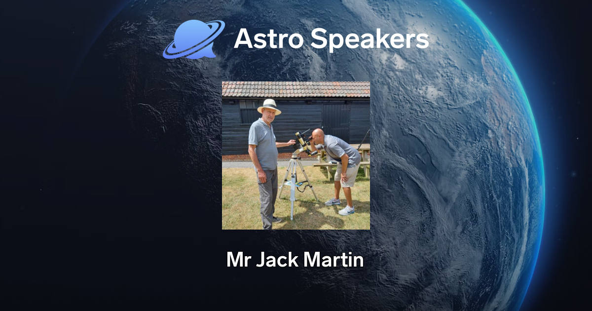 Mr Jack Martin - Astro Speakers